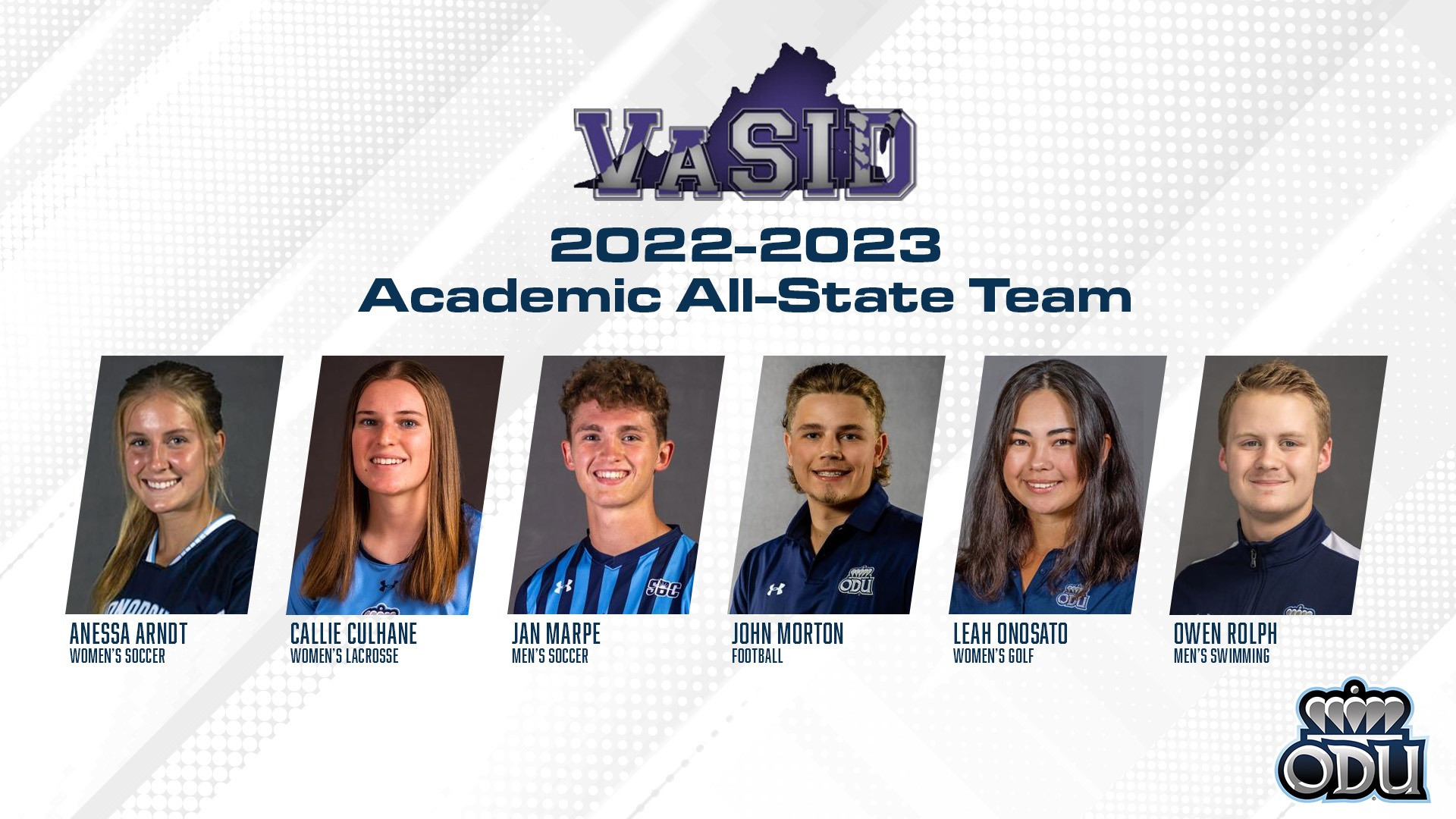 Six Monarchs Named To VaSID Academic All-State Team - Old Dominion ...