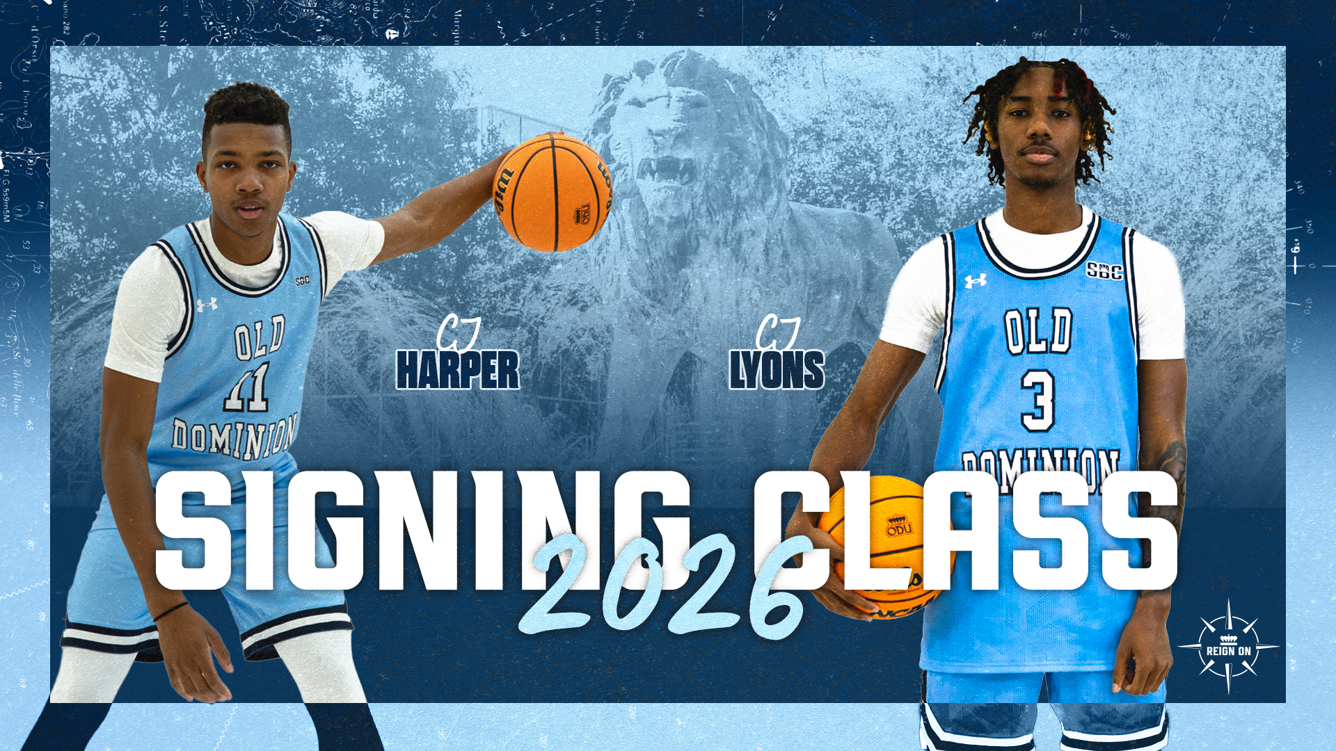 Men's Basketball Signs CJ Harper and CJ Lyons - Old Dominion Athletics