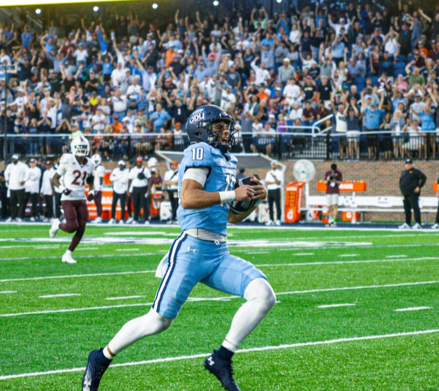 ODU Football Keeps it Close For a Half but Falls to Virginia Tech ...