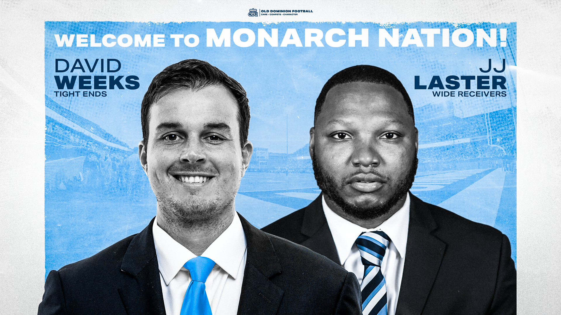 Rahne Adds David Weeks and JJ Laster to Coaching Staff - Old Dominion ...
