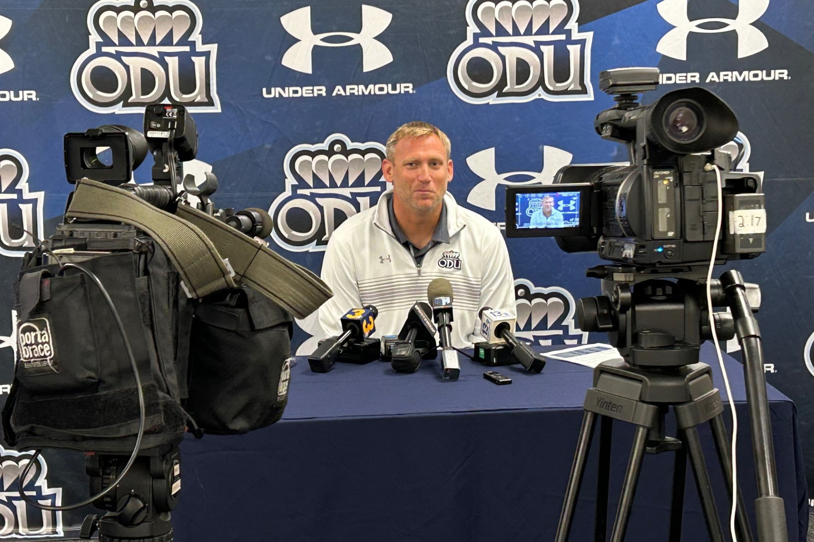 Ricky Rahne Press Conference (East Carolina) - Old Dominion Athletics