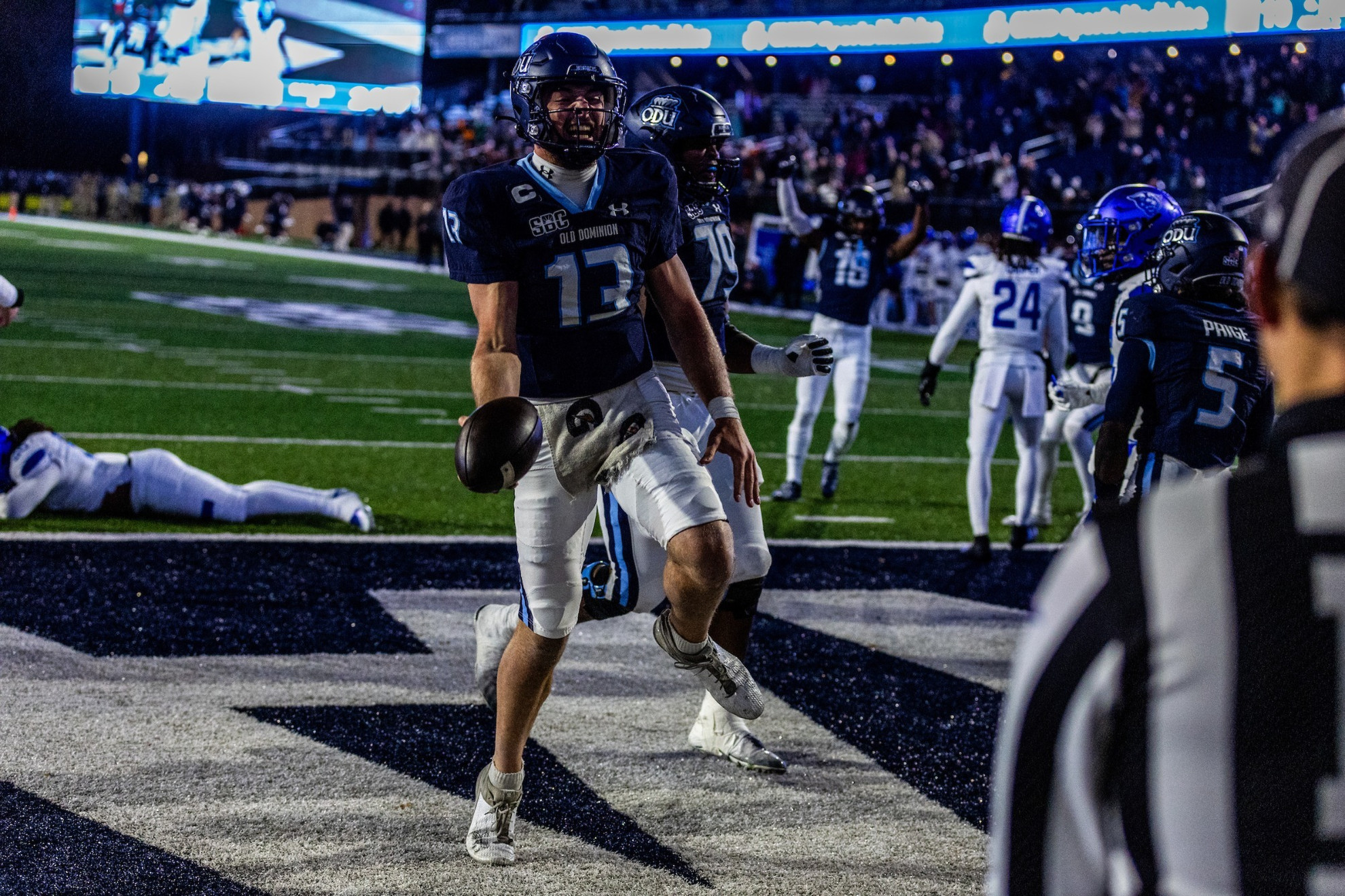 Final Seconds of ODU's 25-24 Football Victory Over Georgia State ...