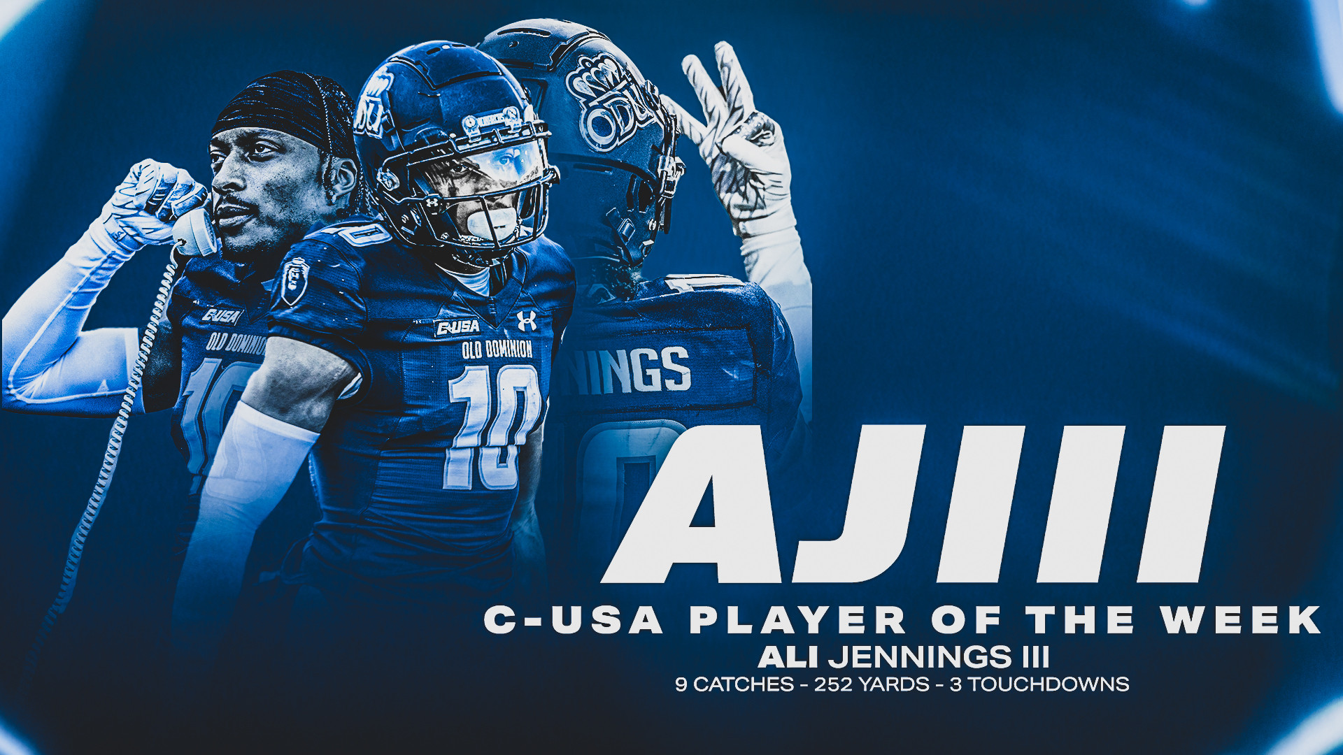 Ali Jennings Named Conference USA Offensive Player of the Week - Old ...