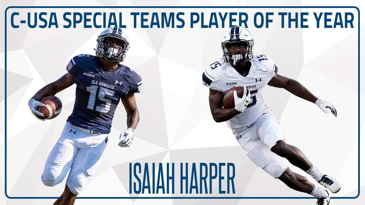 Isaiah Harper Named C-USA Special Teams Player of the Year - Old ...