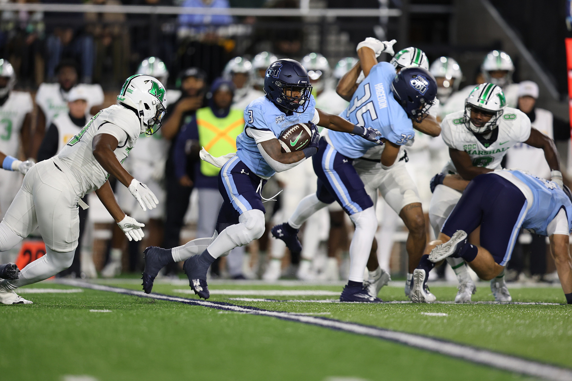 ODU Football Makes Too Many Mistakes and Falls to Marshall, 42-35, In ...
