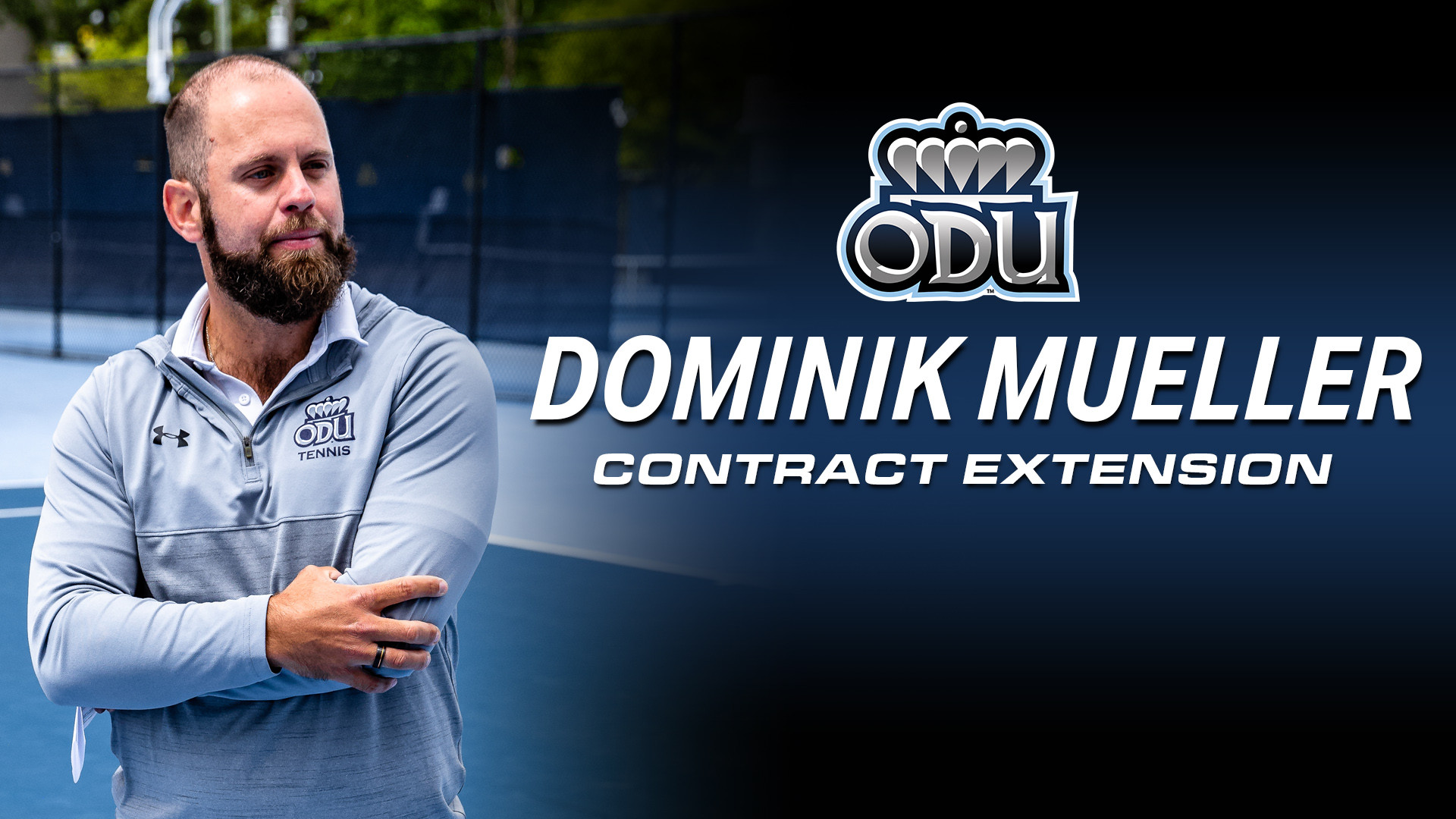 Dominik Mueller Signs Four-Year Contract Extension - Old Dominion Athletics