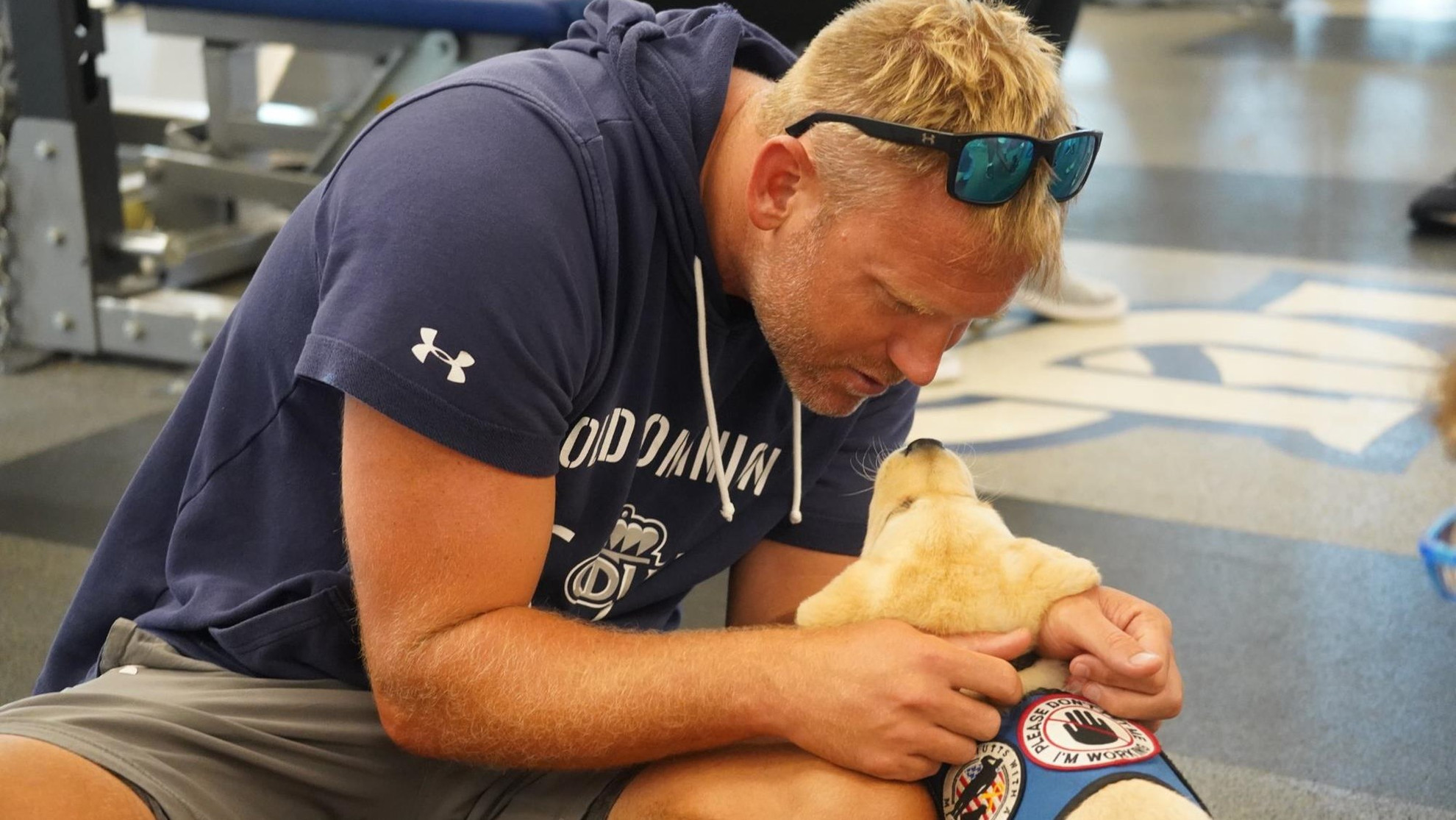 Minium: ODU Football Has Adopted an Adorable Yellow Lab Named Hudson as ...