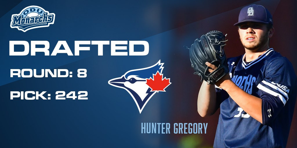 Hunter Gregory Selected in the Eighth Round of the MLB Draft by the ...