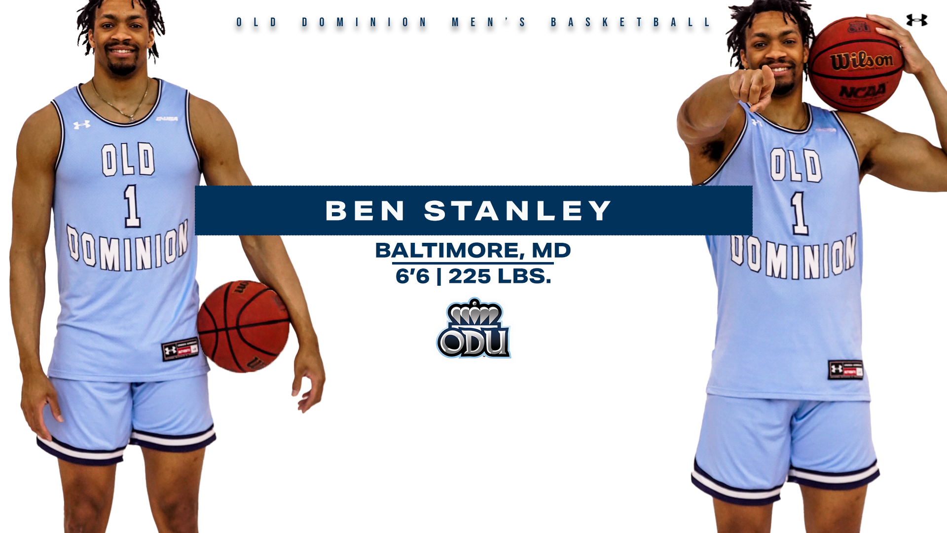 Men's Basketball Announces Addition Of Ben Stanley - Old Dominion Athletics