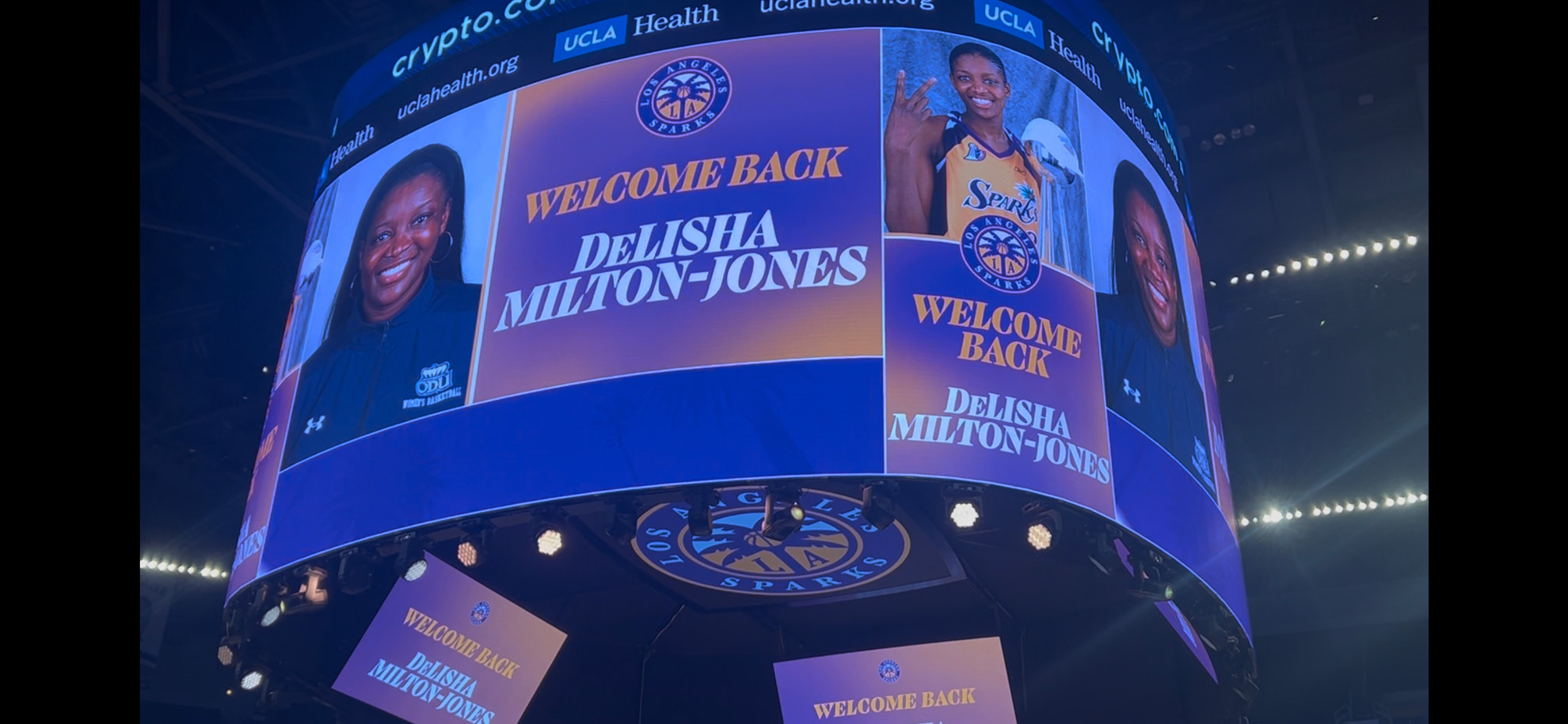 ODU Women’s Basketball Attends LA Sparks vs. NY Liberty Game and Spends ...