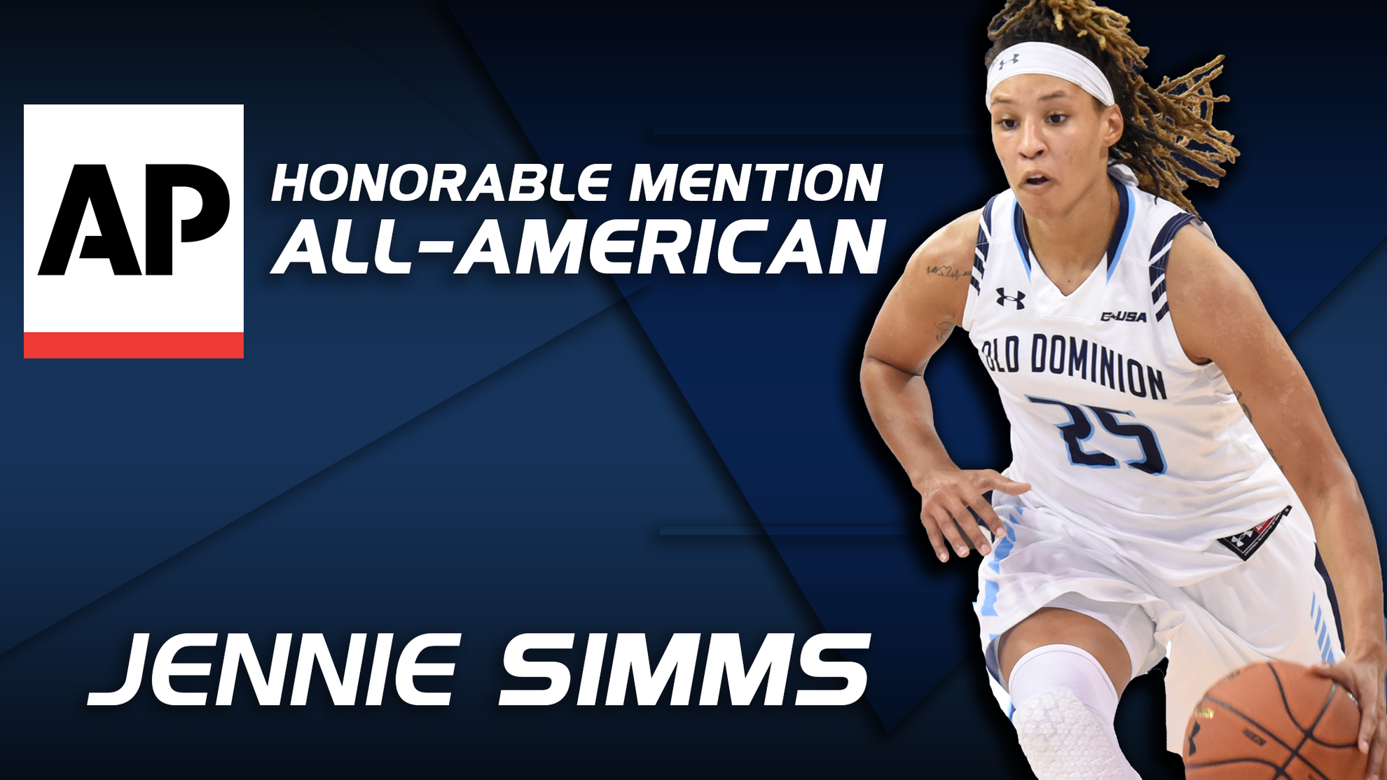 Jennie Simms Named Honorable Mention AP All-American - Old Dominion ...