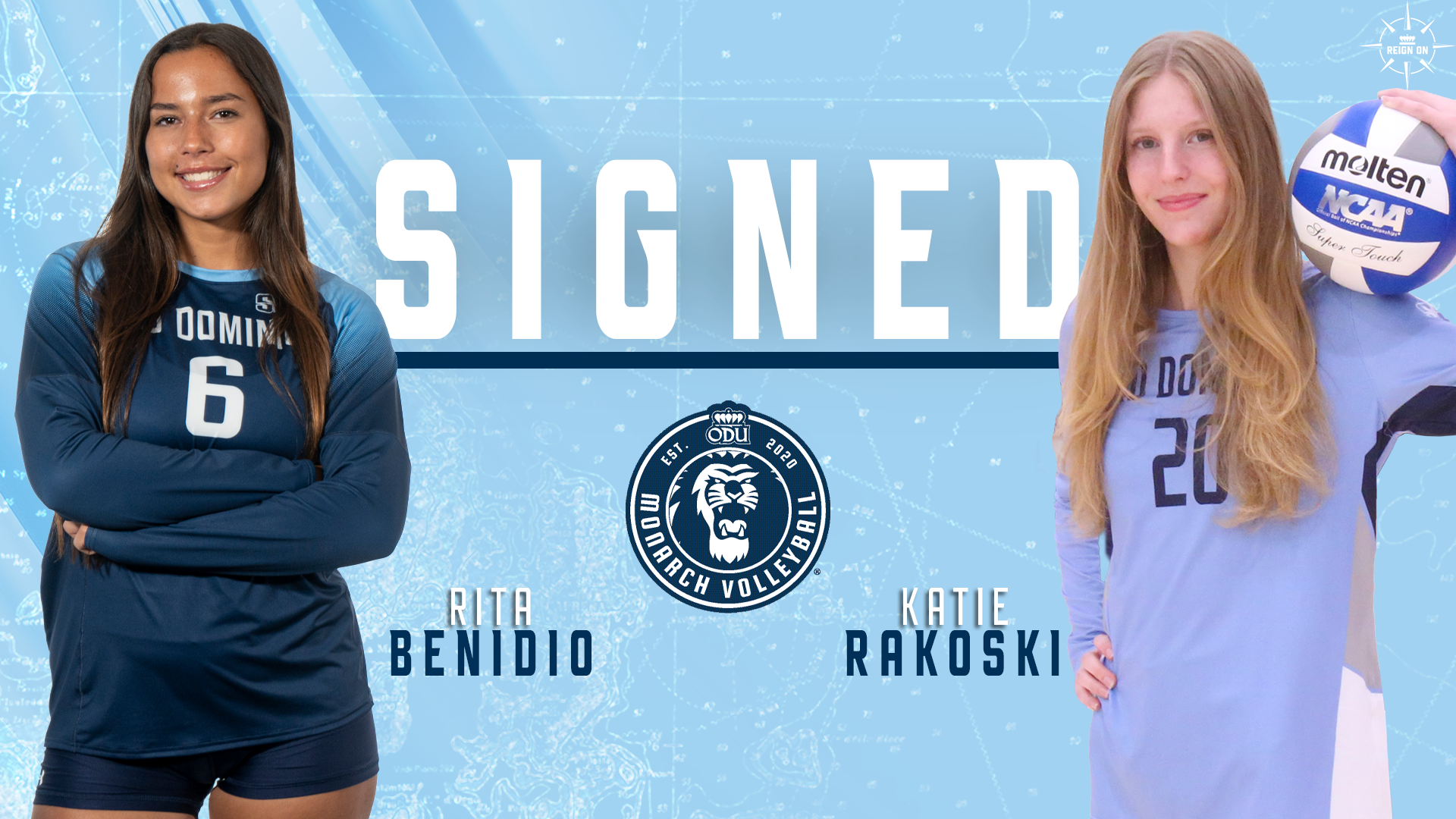 Volleyball signs Rita Benidio and Katie Rakoski - Old Dominion Athletics