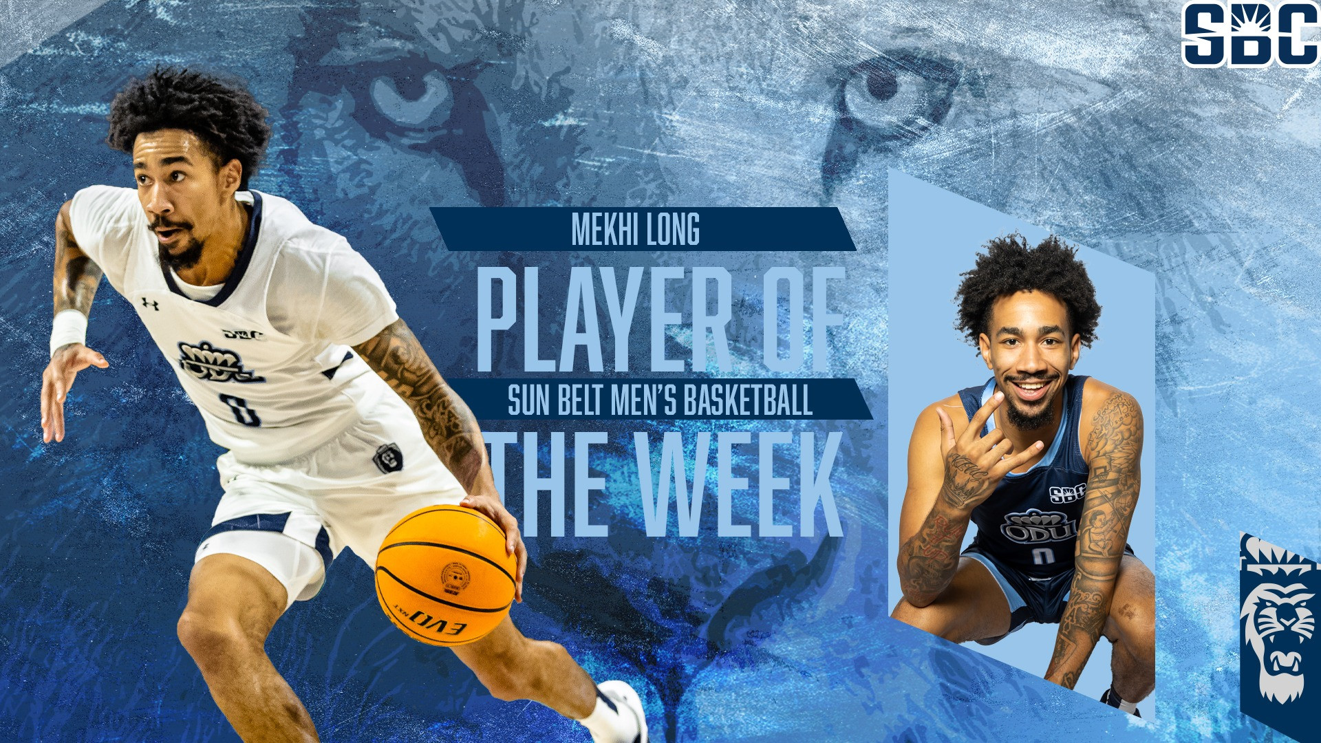 Mekhi Long Named Sun Belt Conference Player Of The Week - Old Dominion ...