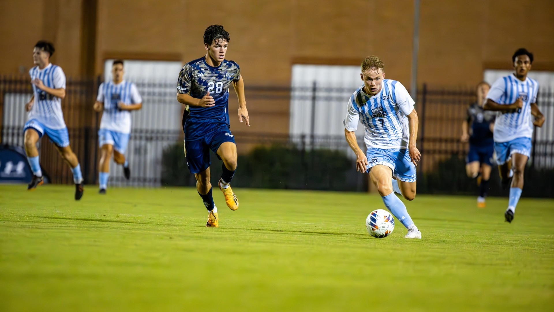 Men's Soccer Opens Sun Belt Conference Play With 2-2 Draw At Georgia ...