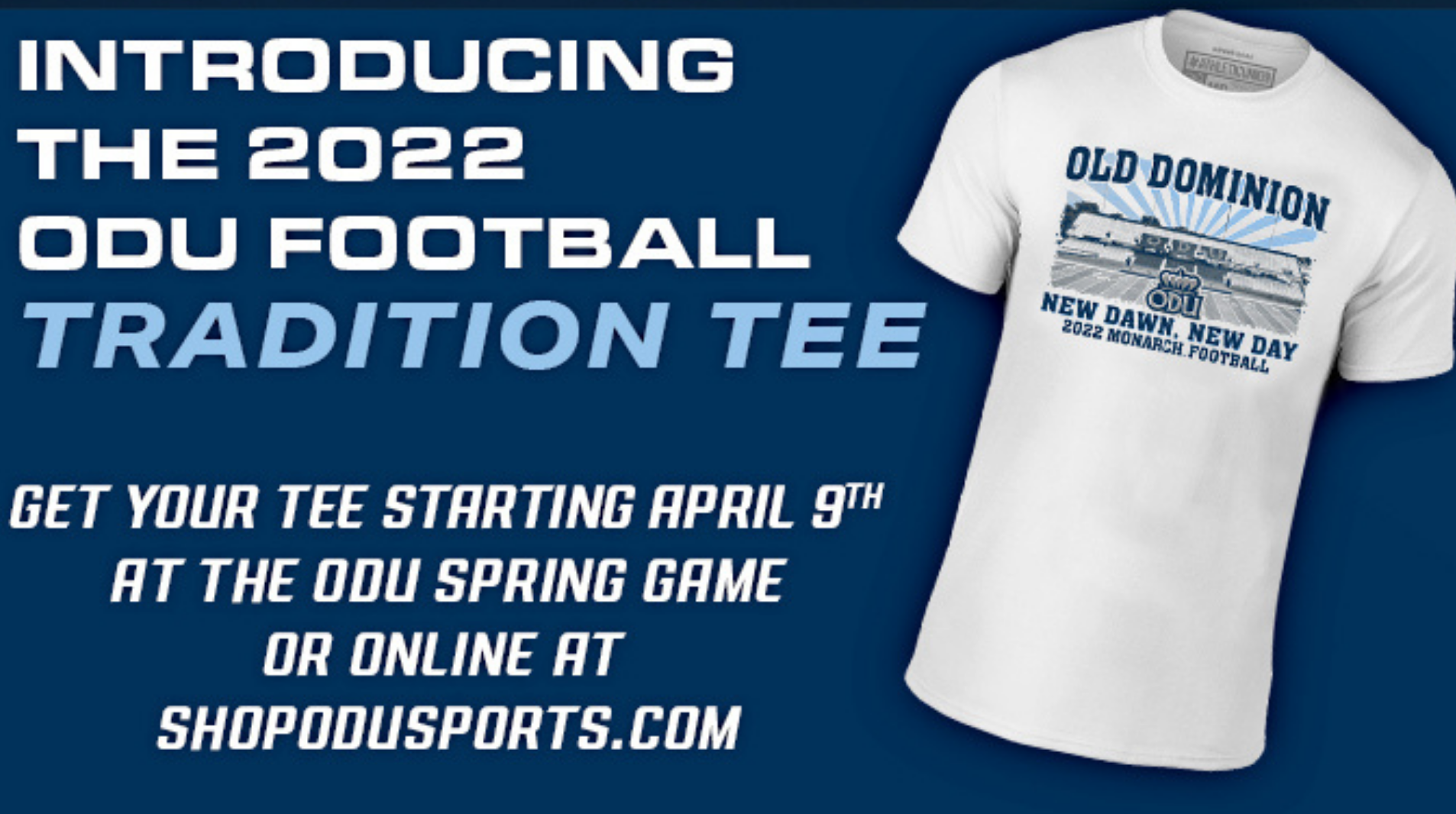 Minium: ODU Tradition Shirt to Be Unveiled at Priority Charity Bowl ODU ...