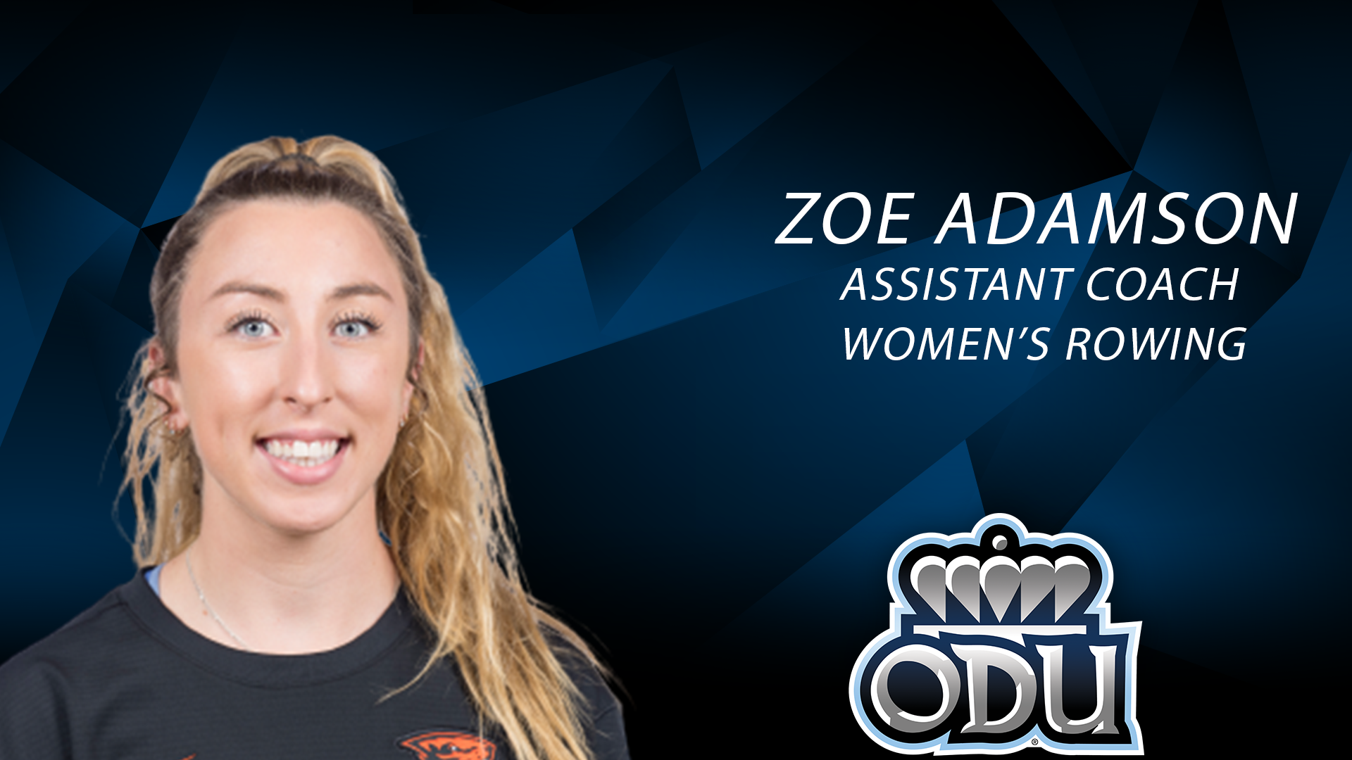Zoe Adamson Joins Women's Rowing Staff - Old Dominion Athletics