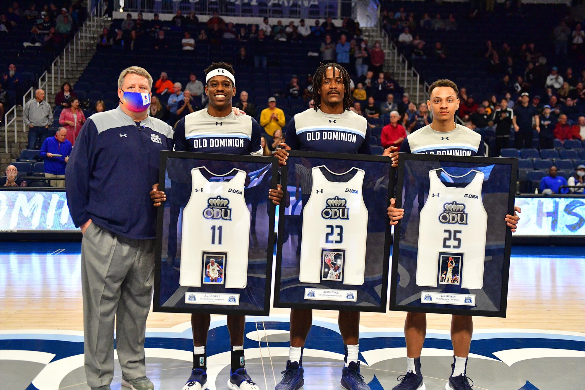 ODU Men's Basketball Seniors Oliver, Trice and Keyser Finish Last ...