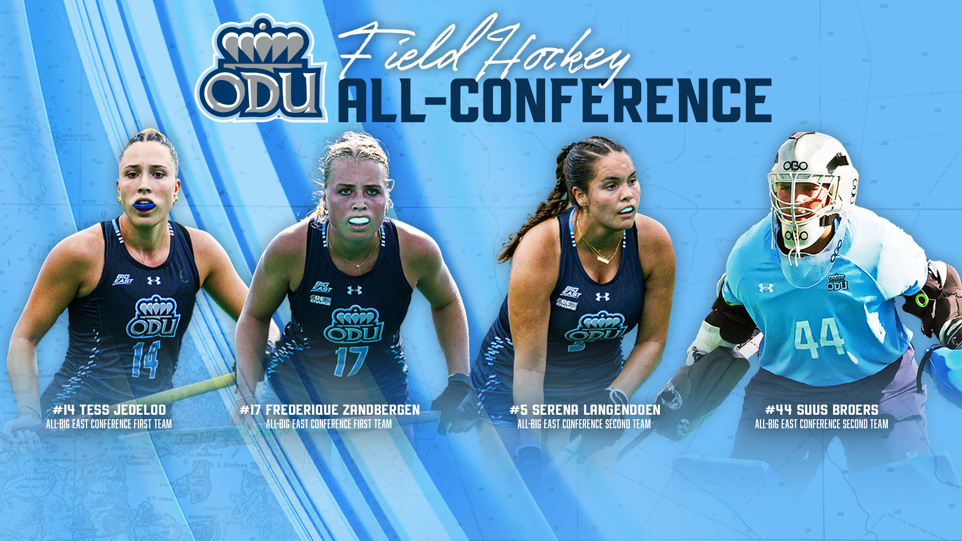 ODU Field Hockey Awarded All-BIG EAST Honors - Old Dominion Athletics