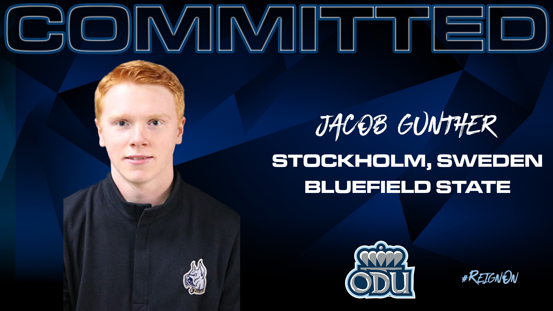 Men’s Golf Adds Jacob Gunther - Old Dominion Athletics