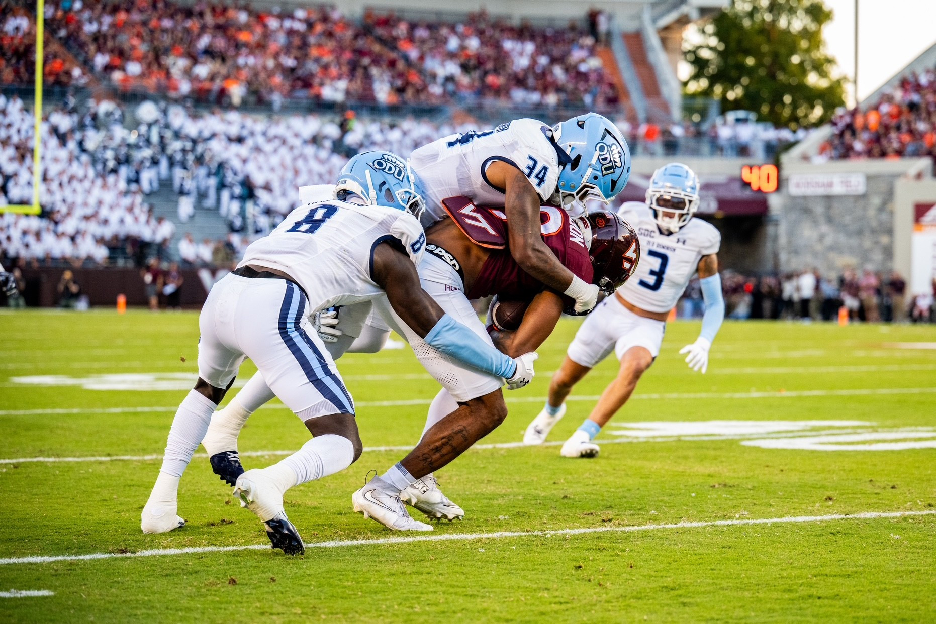 ODU Stuns Virginia Tech, 45-26, to Claim First Road Victory Over Power ...