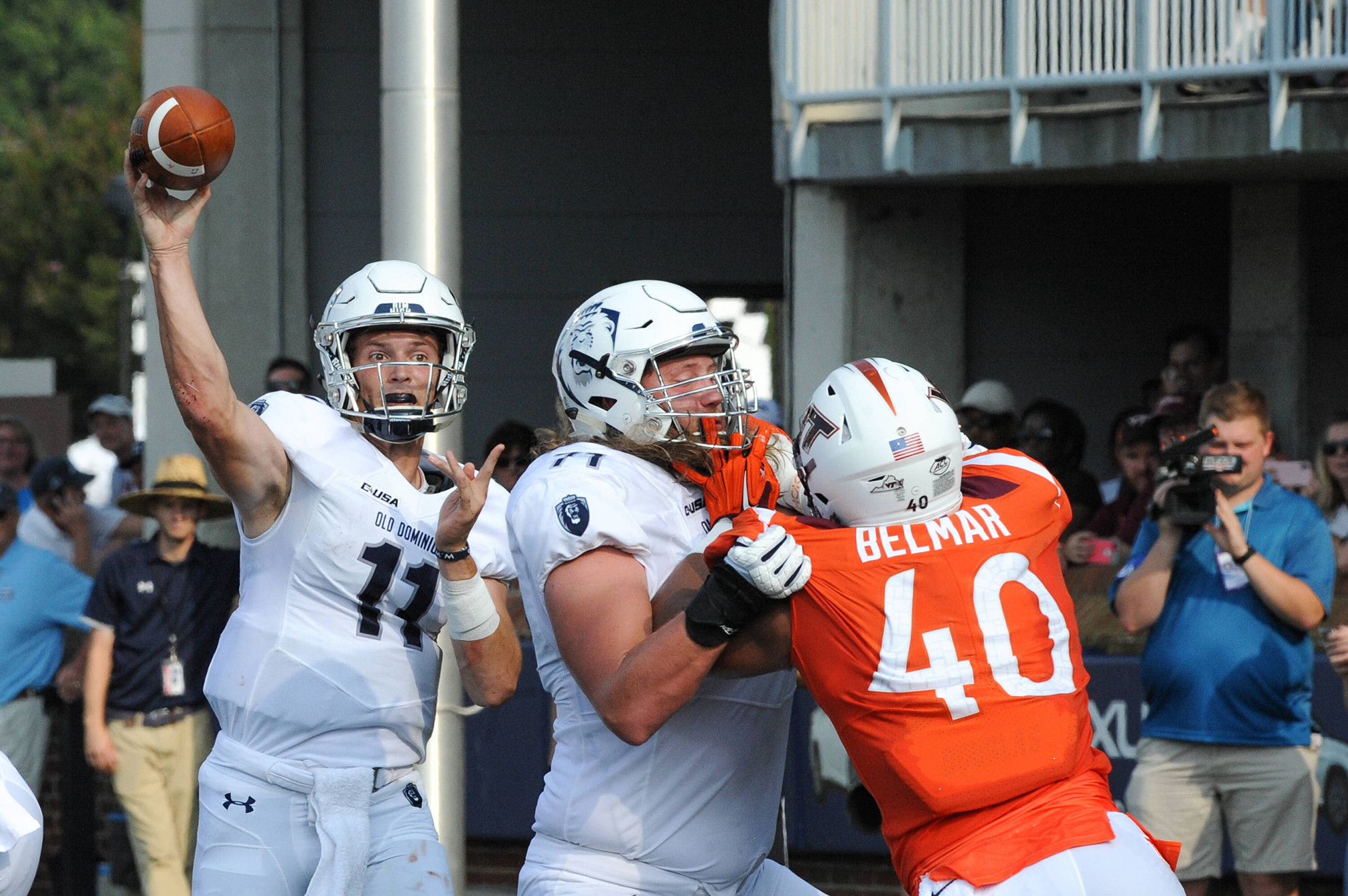 ODU Shocks No. 10/13 Virginia Tech, 49-35 - Old Dominion Athletics